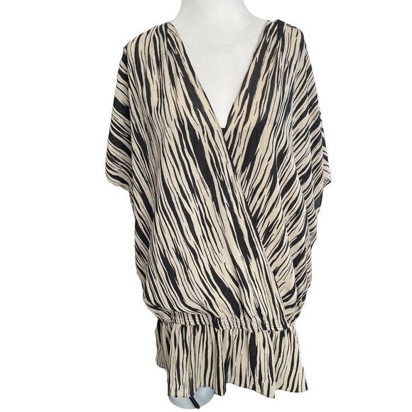 Kenneth Cole New York | Tops | Kennethcole New Yorkzebra Print Billowy ...